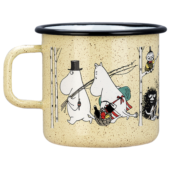 MOOMIN Enamel XL Mug Campers 0.80L – Grumpy Custard