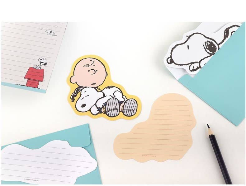 Peanuts Charlie Brown & Snoopy Writing Sets – Grumpy Custard