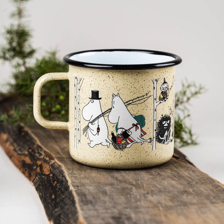 MOOMIN Enamel XL Mug Campers 0.80L – Grumpy Custard