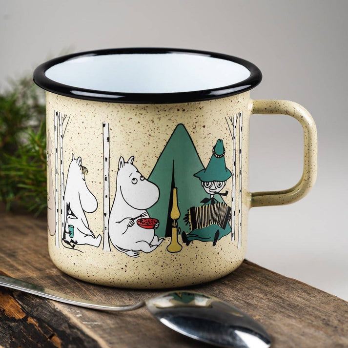 MOOMIN Enamel XL Mug Campers 0.80L – Grumpy Custard