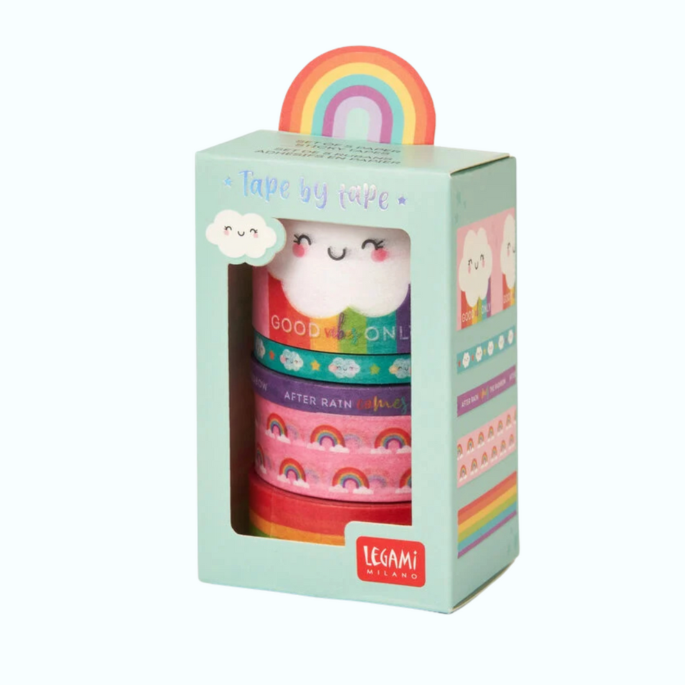 Rainbow Set of 5 Tapes – Grumpy Custard